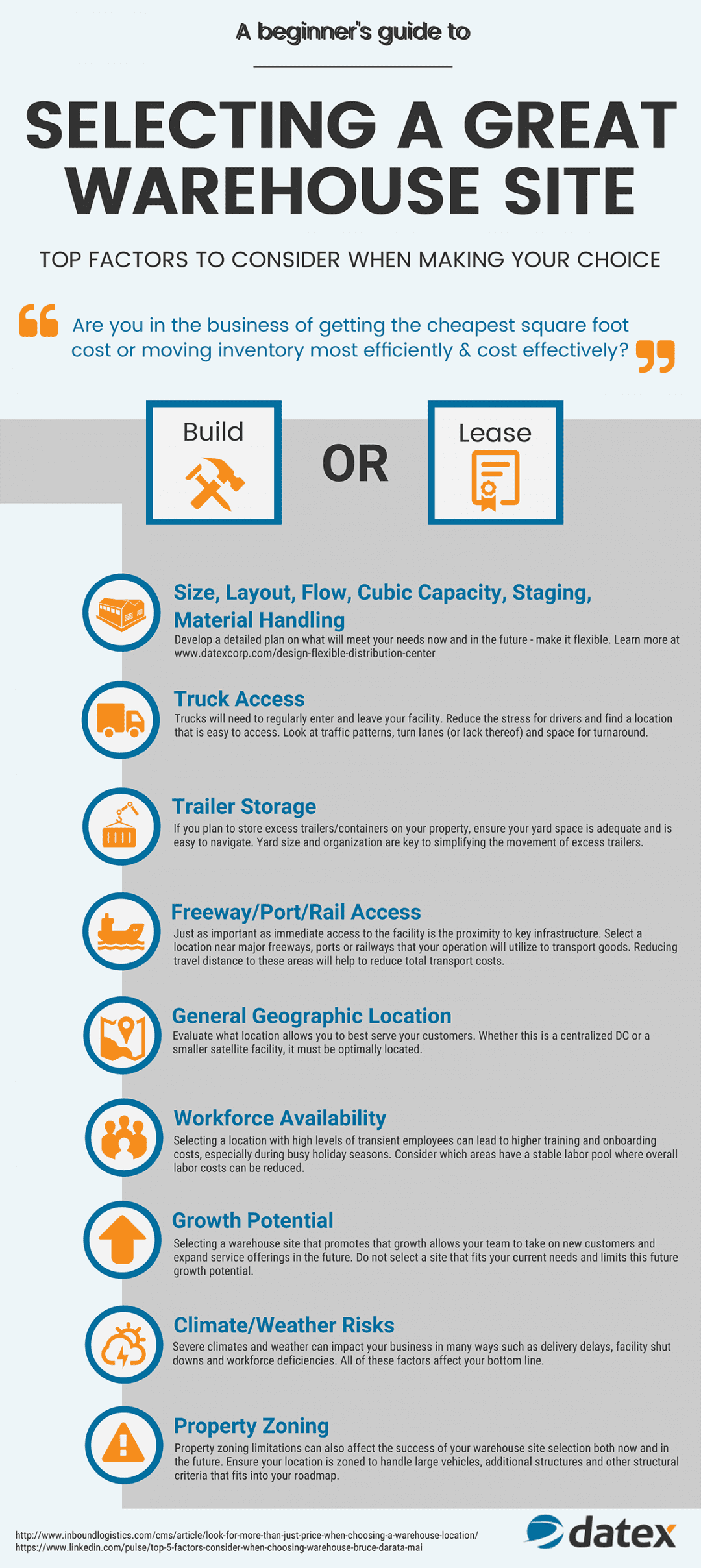 Selecting a Great Warehouse Site For New Construction or Existing