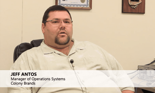 Datex Corporation Testimonial from Jeff Antos of Colony Brands | Datex